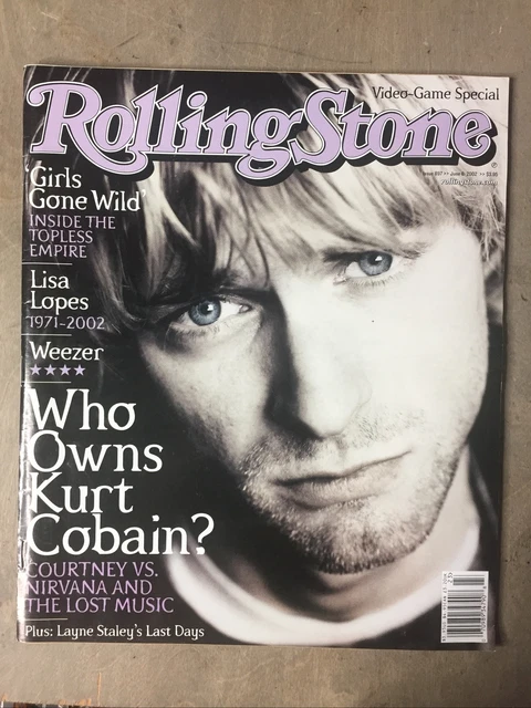 KURT COBAIN COVER, Rolling Stone Magazine June 6, 2002 £11.06 - PicClick UK