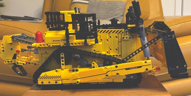 MOULD KING 15084 Mechanical Bulldozer Remote Control Building Block ...
