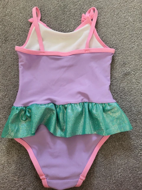 COSTUME DA BAGNO Disney Sirenetta One Piece età 2-3 anni rosa ...
