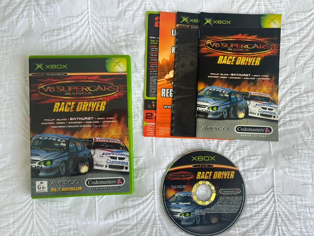 V8 Supercars Australia Race Driver Microsoft Xbox Codemasters 1250 Picclick Au