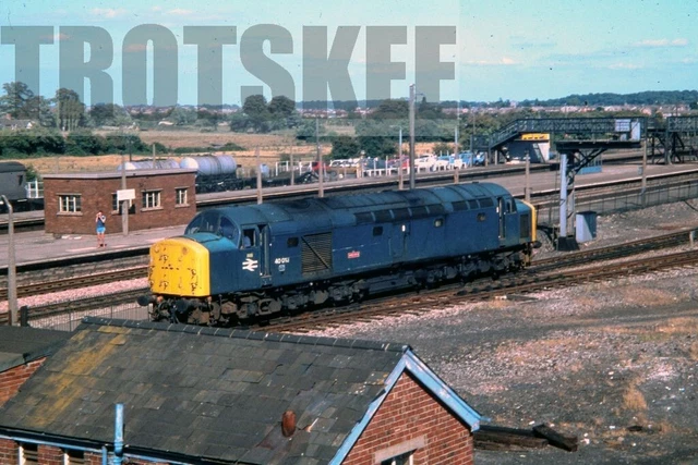 35MM SLIDE BR British Rail Diesel Loco Class 40 40013 Severn Tunnel Jct ...