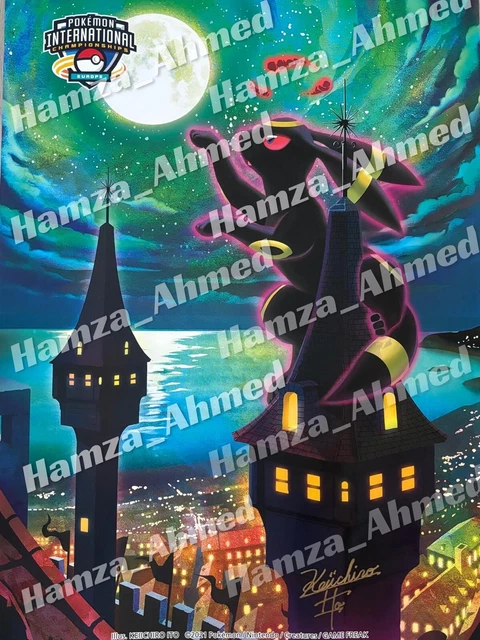 KEIICHIRO ITO SIGNED Poster Pokemon EUIC 2025 Umbreon VMAX £1,638.72 ...