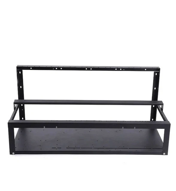 8 GPU MINING Frame Open Air Miner Rig Case Rack for Crypto Coin ...