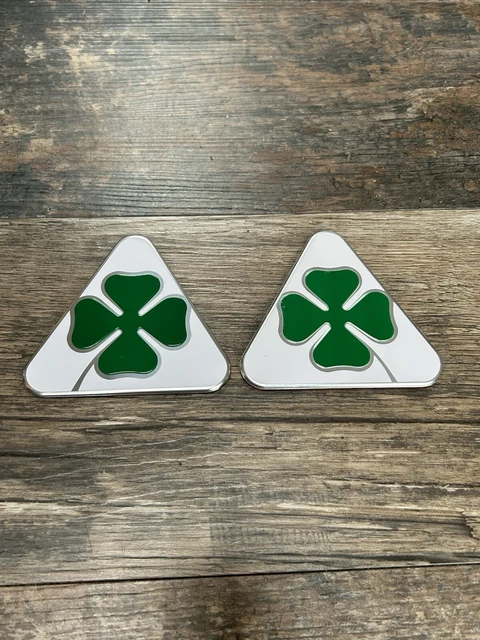ALFA ROMEO GUILIA Quadrifoglio Pair Of Cloverleaf Side Emblem Badges £ ...
