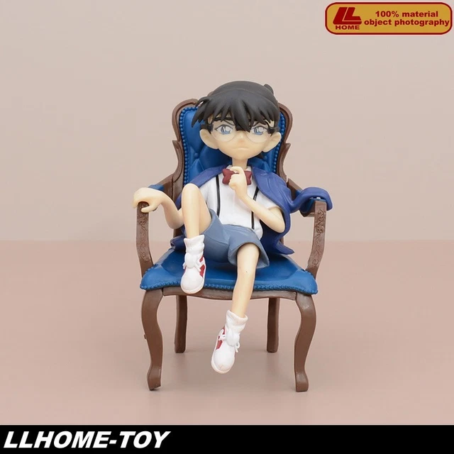 ANIME CHARACTER KUDOU Shinichi Child Sitting Chair Figure Statue Toy ...
