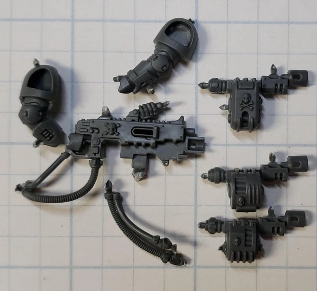 WARHAMMER 40K SPACE Marine Bits Heavy Intercessor Gravis Heavy Bolter ...