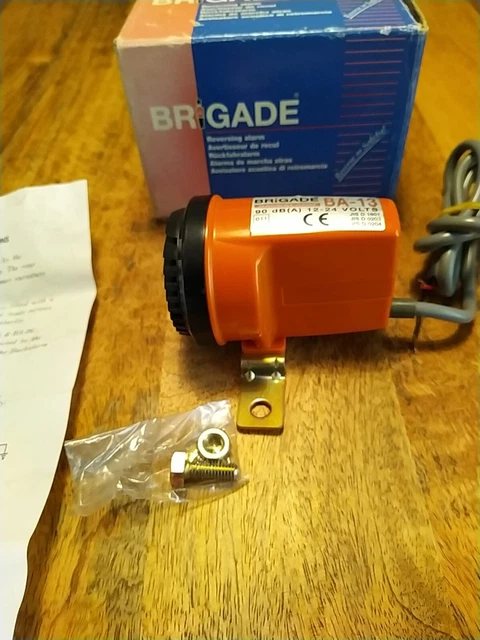 BRIGADE BA-13 12-24V DC 90dB (A) Rear Reversing Safety Reverse Alarm ...