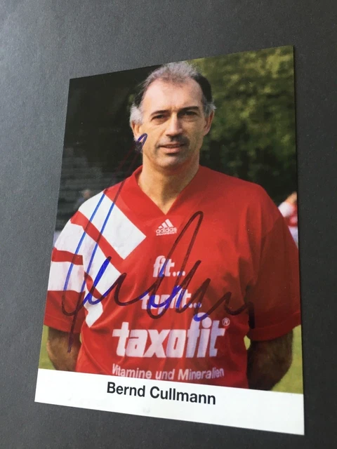 BERND CULLMANN 1. FC KÖLN Weltmeister 1974 signed In-person AK 10x15 ...