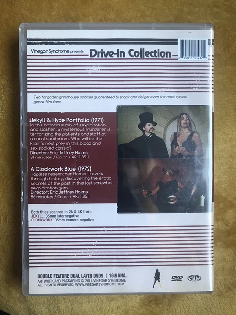 THE JEKYLL AND Hyde Portfolio 1971 & A Clockwork Blue 1972 DVD Reg 0 Eric Haims EUR 14,22 ...
