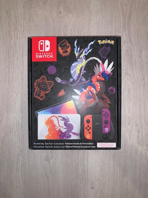 CONSOLE NINTENDO SWITCH OLED Edition Pokémon Ecarlate Et Violet ...