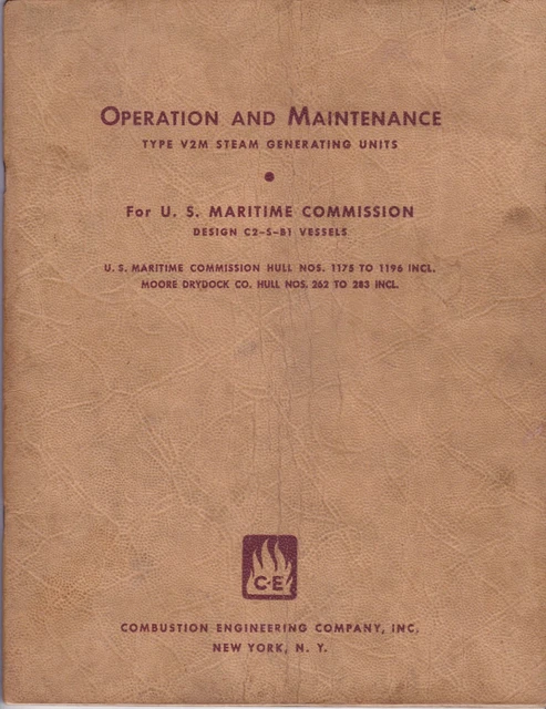 OPERATION AND MAINTENANCE of type v2 steam units for us maritime com ...