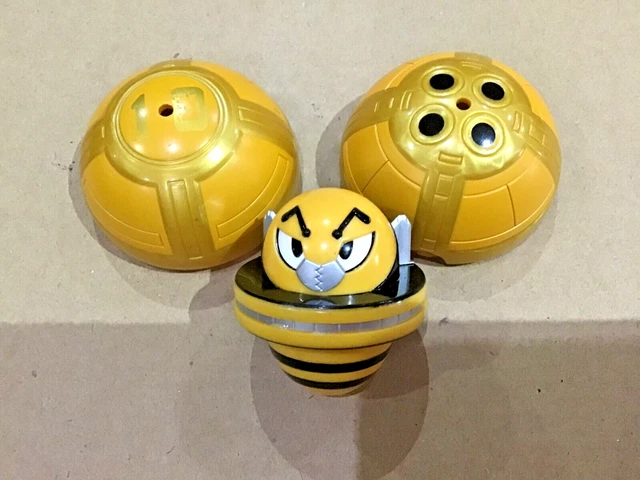 POWER RANGERS NINJA Storm Bee Spinner Zord + Number 10 Sphere Ball VVGC ...