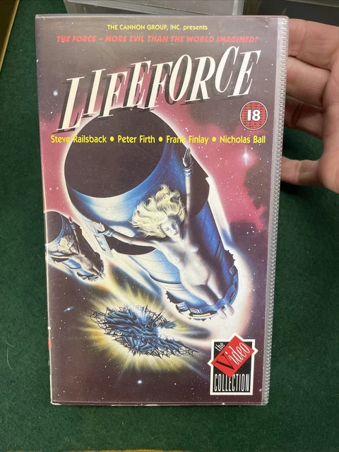 LIFEFORCE UK PAL VHS VIDEO 1989 Mathilda May 18 Horror Sci-fi Tobe ...