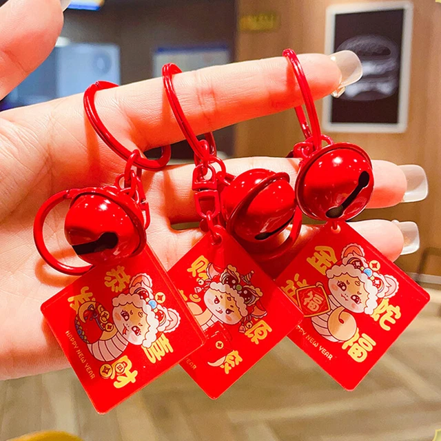 CARTOON CUTE SNAKE Year Keychain Creative Zodiac Snake Keychain Pendant ...