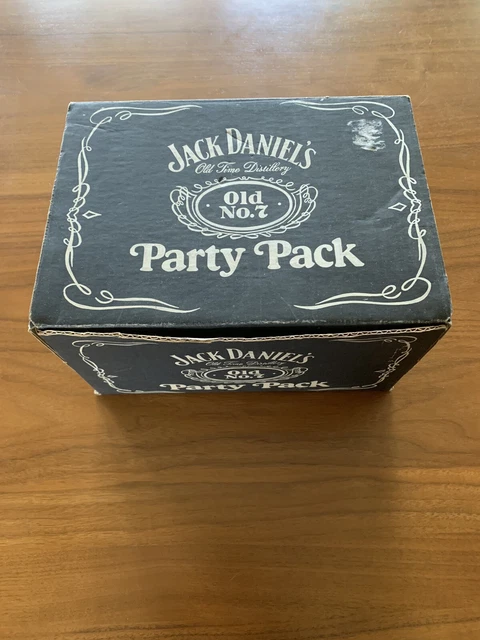 JACK DANIELS PARTY Pack Box Old No. 7 Rare 80’s Vintage Bar Mancave Lot ...