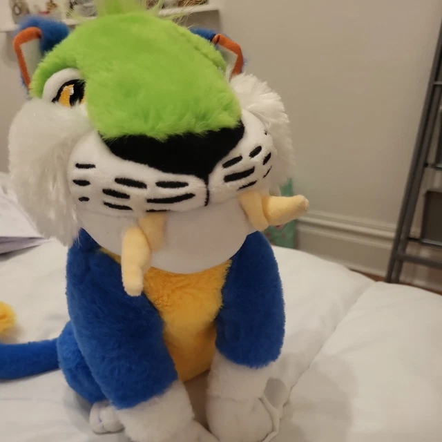 THE CROODS A New Age Sabre Tooth Tiger Macawnivore Soft Plush Toy 26cm ...