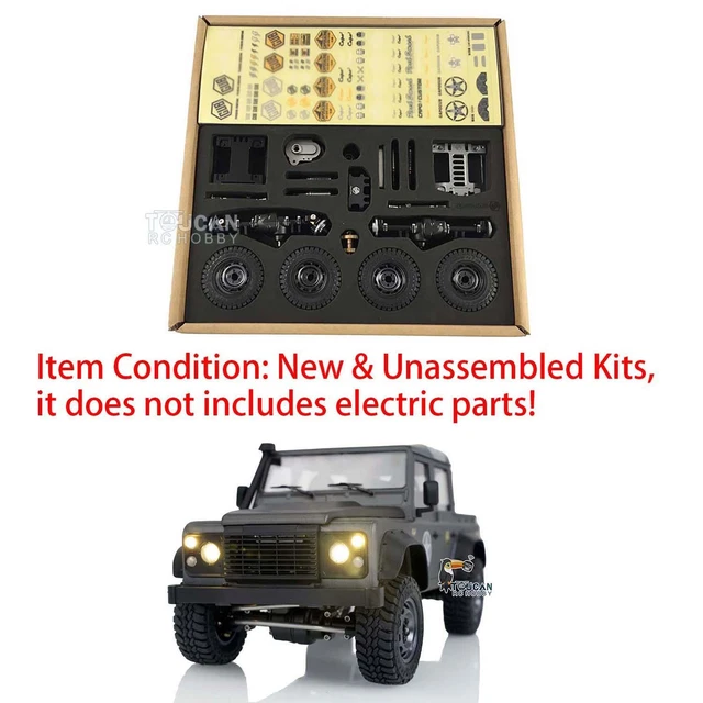 CAPO METAL CHASSIS Crawler 1/18 RC KIT Truck 2Speed Gearbox ...
