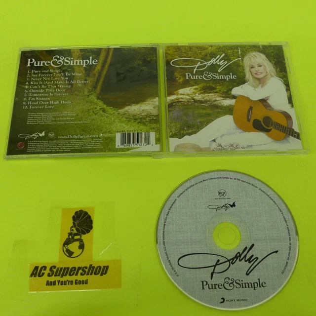 DOLLY PARTON PURE And Simple - CD Compact Disc $12.39 - PicClick CA DOLLY PARTON PURE And Simple - CD Compact Disc $12.39 - PicClick CA