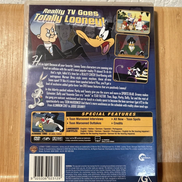 LOONEY TUNES CARTOONS Reality Check DVD PAL Family TV Bugs Taz Daffy ...