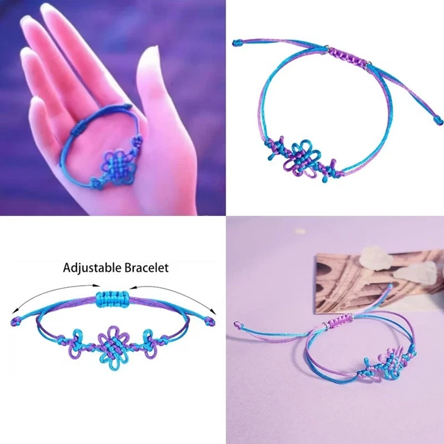 KPOP DEMON HUNTERS Rumi jinu Hand Rope Lucky Knot Adjustable Bracelet ...