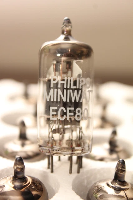PHILIPS MINIWATT ECF80 (6BL8 CV5215) - Triode / Pentode - Simple Tube ...