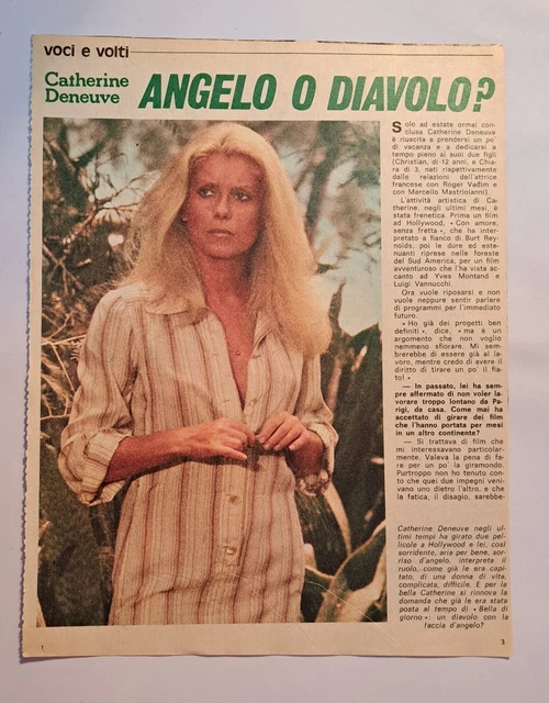 VINTAGE CLIPPING / Coupure de Presse CATHERINE DENEUVE - 1979 - rare EUR 3,15 - PicClick DE