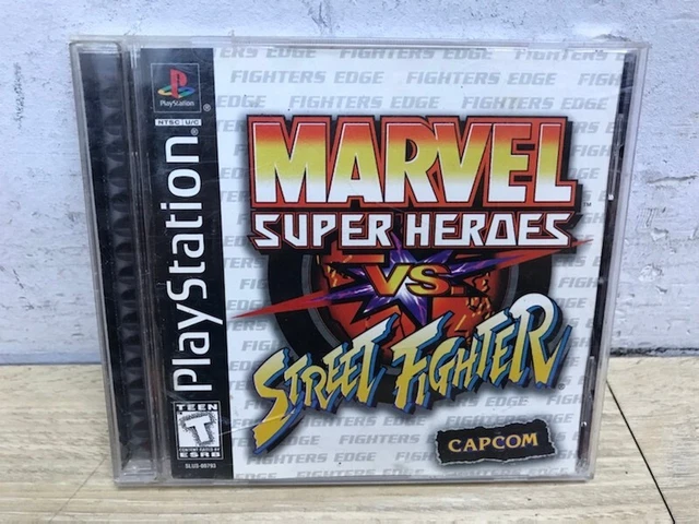 MARVEL SUPER HEROES Vs. Street Fighter Capcom Sony PS1 Game EUR 87,95 ...