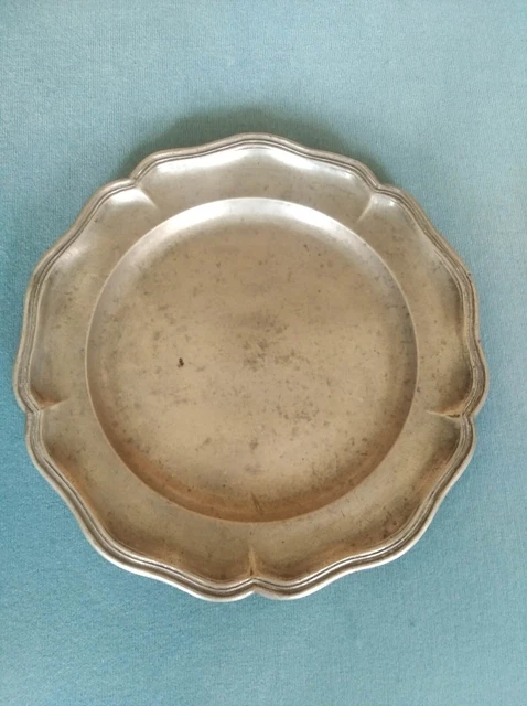 JACQUES FRÉDÉRIC BORST Assiette en étain de Strasbourg fin XVIIIème EUR ...