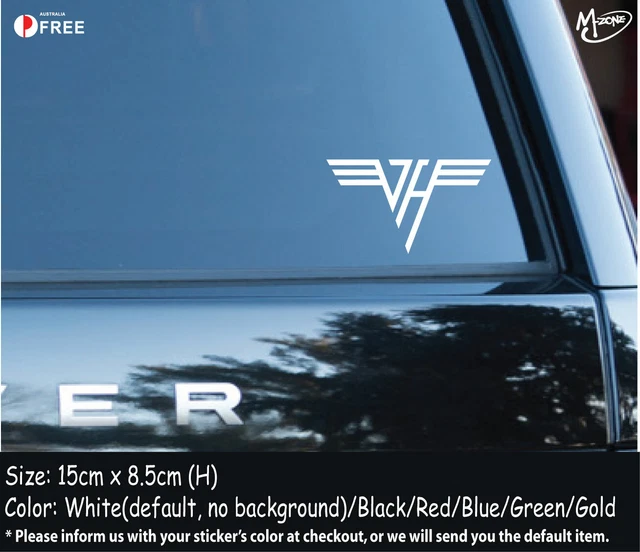 VAN HALEN STICKERS Reflective Car Decals Stickers Rock Band Logo Best ...