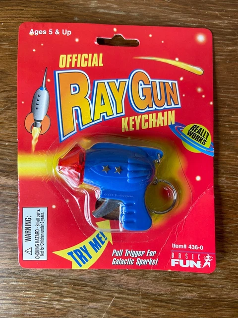 VINTAGE RAY GUN, Ray Gun Keychain, Basic Fun, 1999 $25.00 - PicClick CA