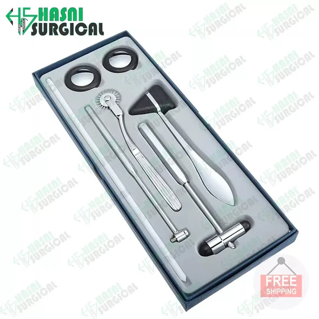 MEDICAL NEUROLOGICAL REFLEX Hammer Set - Precision 5-Piece Kit £55.96 ...
