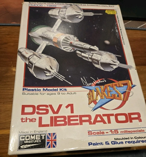 VINTAGE THE LIBERATOR DSV1 Blake's 7 Model Kit Comet Model $280.00 ...