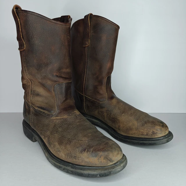 RED WING 1159 Soft Toe Leather Boots Mens Size 11 D £57.16 - PicClick UK