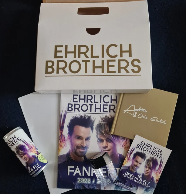 EHRLICH BROTHERS GOLDEN Seat Box 2022/2023 Fanartikel Merch Dream & Fly ...