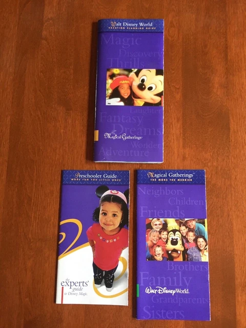 VINTAGE EARLY 2000S ERA WALT DISNEY WORLD VACATION PLANNING GUIDE / MAP ... VINTAGE EARLY 2000S ERA WALT DISNEY WORLD VACATION PLANNING GUIDE / MAP ...