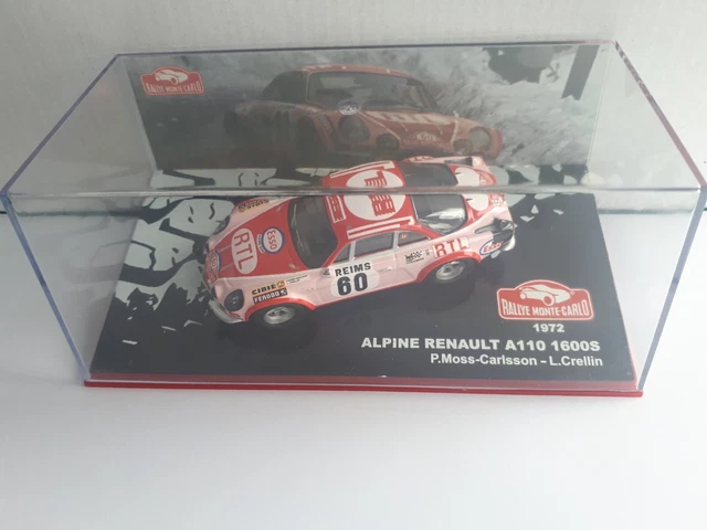 ALPINE-RENAULT A110 #60 Moss-Carlsson Rallye Monte-Carlo 1972 - IXO ...