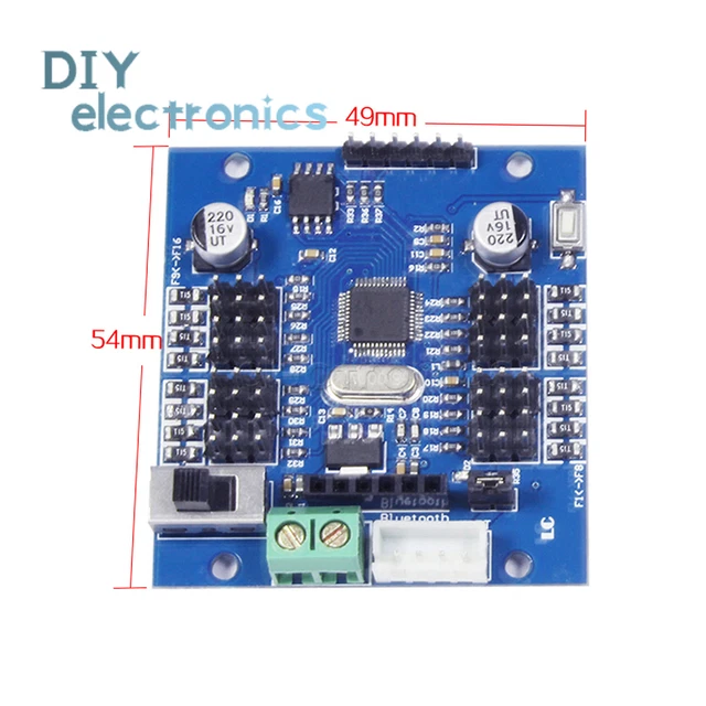 STM32 16-CHANNEL SERVO controller board PWM TTL Serial Port 32-bit US ...