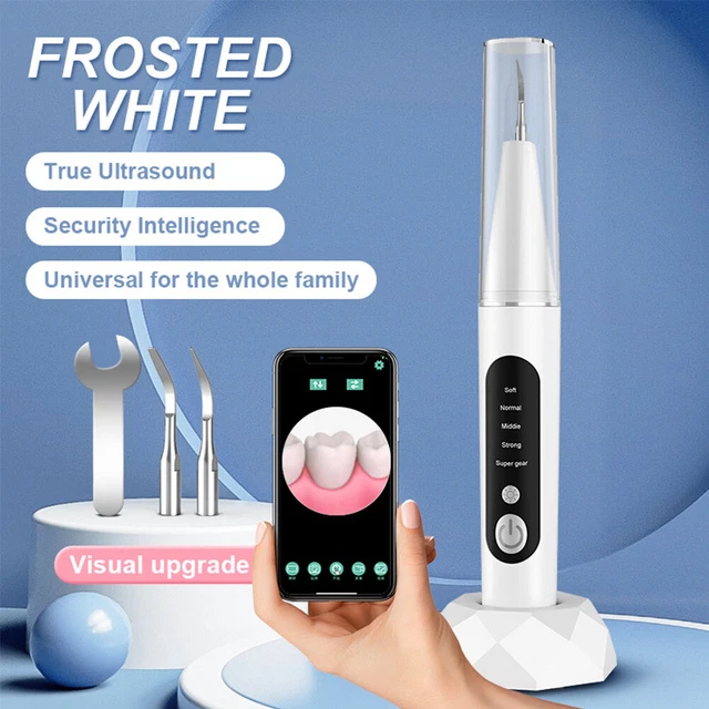 TOOTH CALCULUS REMOVAL ElectricStains With Tips Treatment Dental Scaler ...