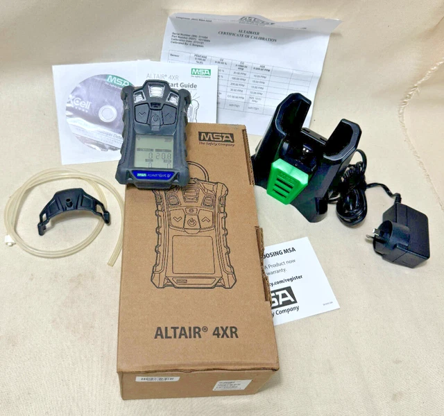 MSA ALTAIR 4XR Multigas Detector, ( LEL, O2, CO, H2S ) Bluetooth PN ...