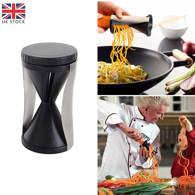 SPIRAL SLICER VEGETABLE Cutter Zucchini Pasta Noodle Spaghetti Maker ...