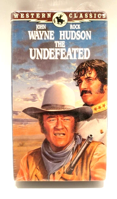 THE UNDEFEATED, JOHN Wayne & Rock Hudson (VHS, 1992) NEW SEALED £6.43 ...