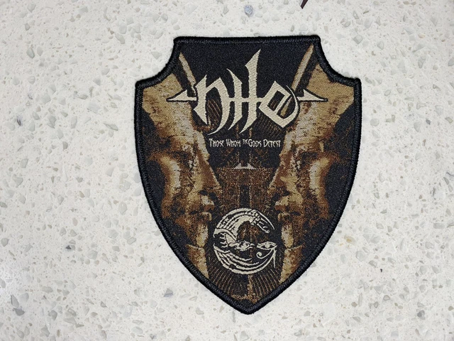 NILE - THOSE Whom The Gods Detest Woven Pull The Plug Patches Official ...