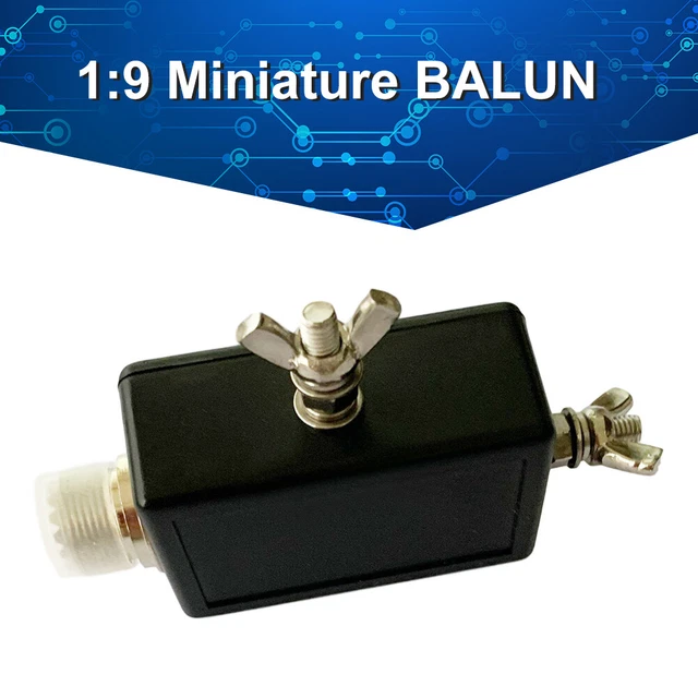 MINI BALUN SUITABLE HF Shortwave Antenna Ham Radio Balun (1 Ratio 9 ...
