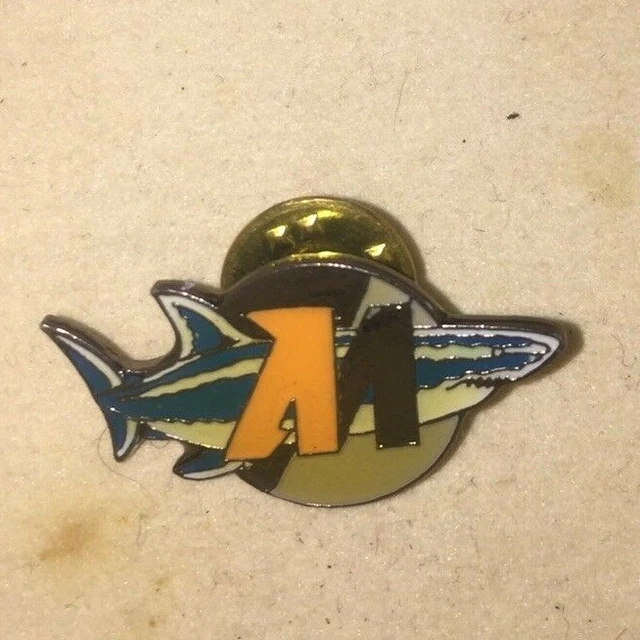 VINTAGE COLLECTABLE ACTION Man Shark Diving Enamel Pin Badge 1996 £6.99 ...