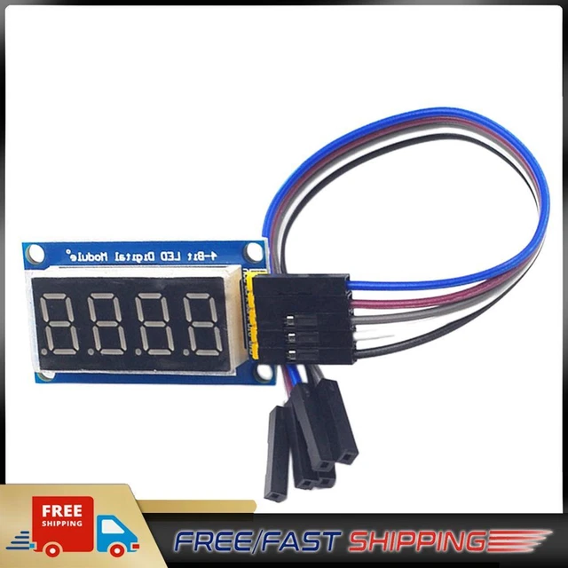 74HC595 DIGITAL LED Display Module 3.3-5V LED Nixie Tube Display Module ...