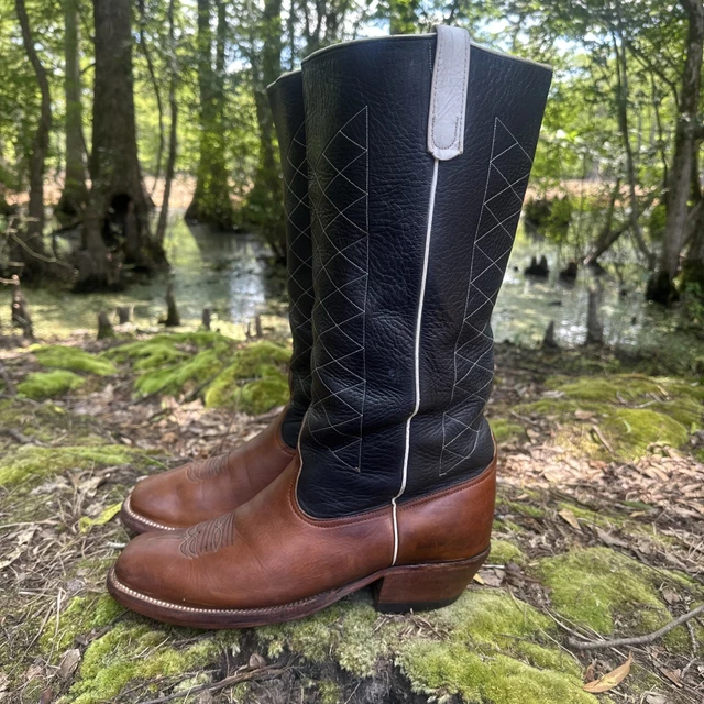 ANDERSON BEAN TESKEY’S The John Wayne Boots Old Saddle Leather Men's ...