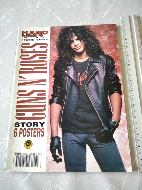 MAGAZINE VINTAGE GUNS N' ROSES - HARD ROCK HORS SERIE 1992 - 64 pages ...