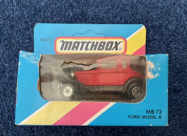 MATCHBOX FORD MODEL A 1980s MB 73 In Blue Box, Unopened £5.00 - PicClick UK