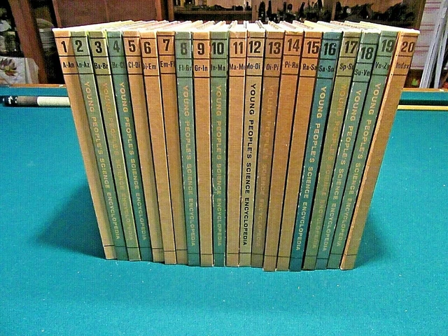 VINTAGE YOUNG PEOPLE'S Science Encyclopedia COMPLETE SET Volumes 1 to ...