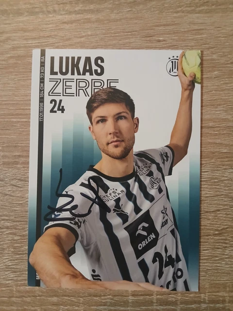 LUKAS ZERBE THW Kiel 25/26 2025/26 original signiert, Selten ! EUR 1,00 ...